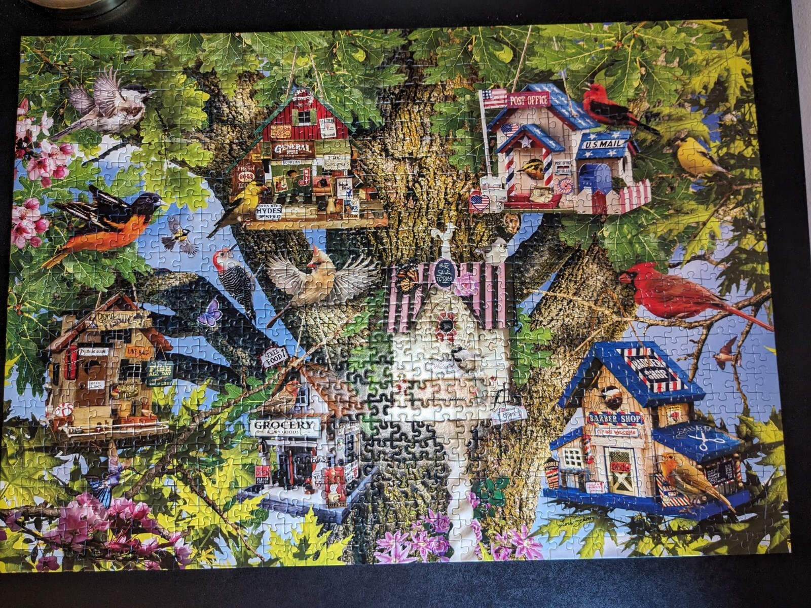 Ravensburger Bird Village Jigsaw Puzzle 1000-Piece Complete! No 82 367 ...