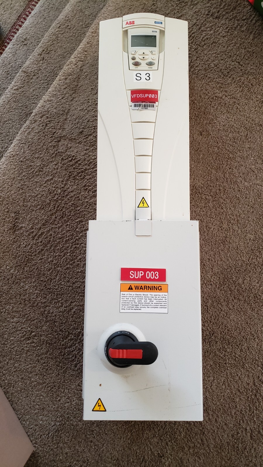 NICE ABB AC HVAC Drive with Disconnect Keypad # ACH550-PD-031A-4 / 20 ...