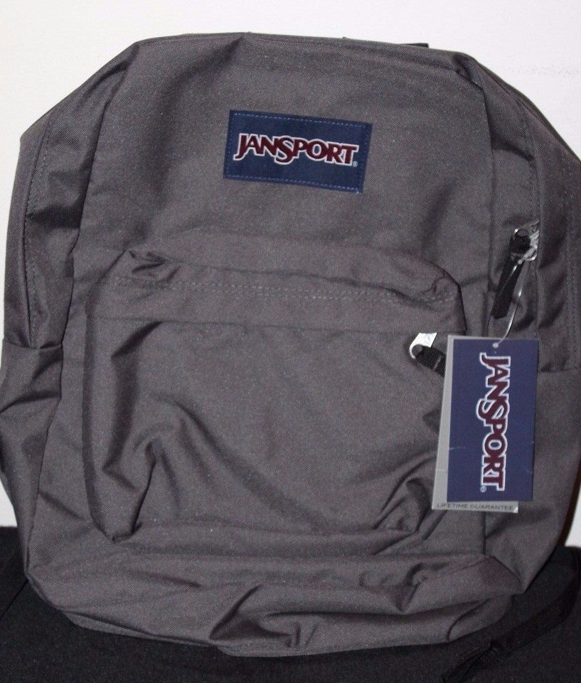 Vintage! JANSPORT Superbreak Backpack Forge Grey Gray T5016XD | eBay