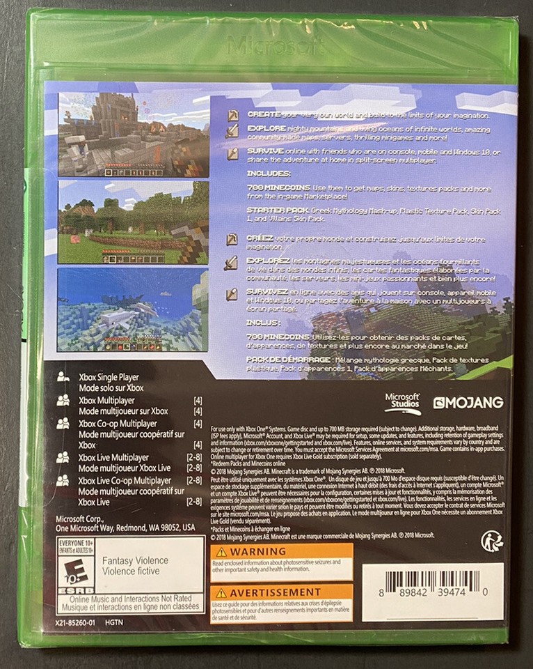 Minecraft [ Starter Pack ] (XBOX ONE) NEW | eBay