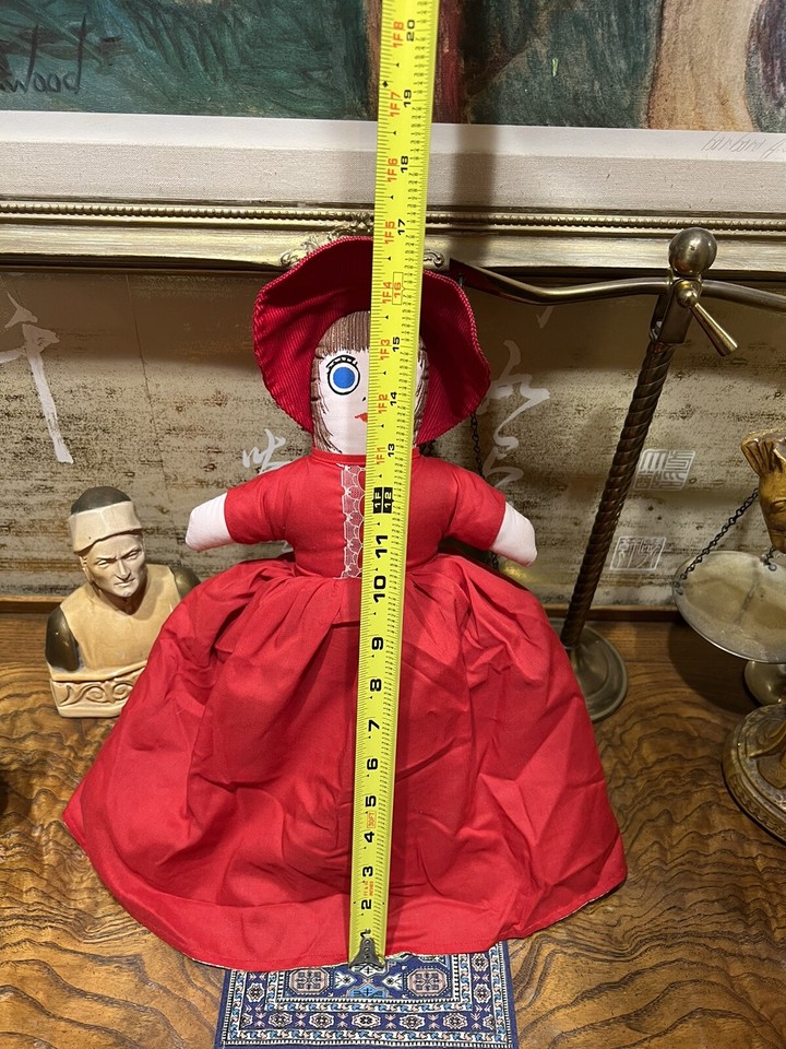 VTG 17” Topsy Turvy Plush Little Red Riding Hood Wolf 3 in 1 Reverse ...