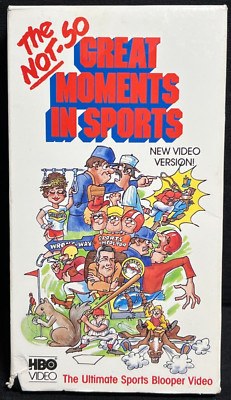 VINTAGE VHS The Not-So Great Moments In Sports VHS 1987 HBO VIDEO Vtg ...