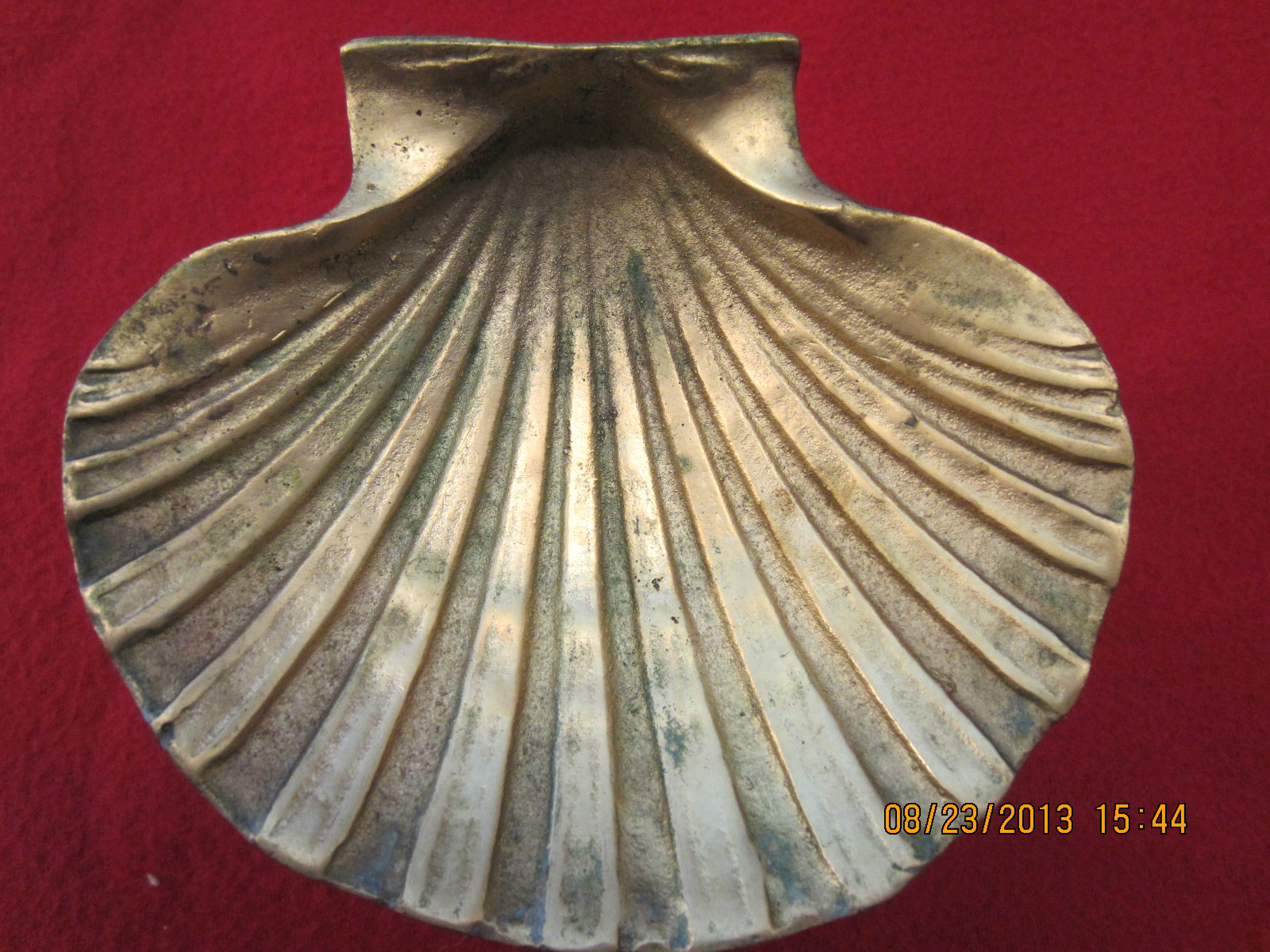 NAUTICAL, BRASS "CLAM SHELL DISH" ON PEDESTAL | eBay