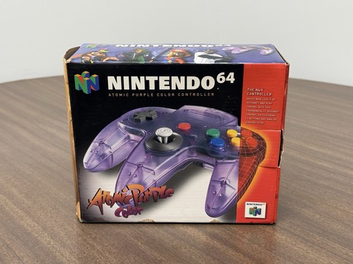 Brand New In Box Atomic Purple Nintendo 64 N64 Controller 1998 Not For ...
