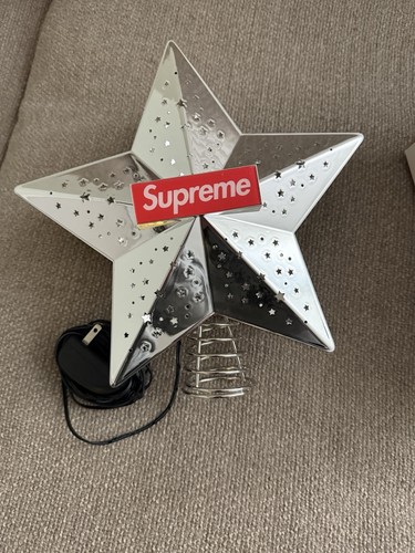 Supreme LED Projecting Star Tree Topper Silver | eBay
