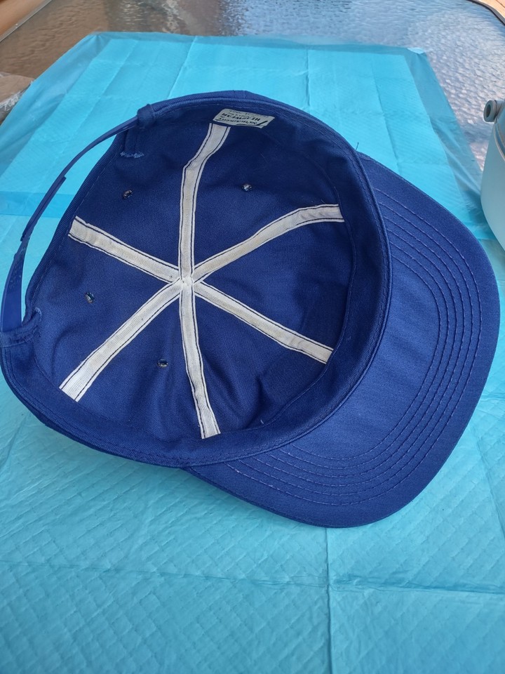 Vintage Cap CONOCO 1993 Denver Refinery Safety Award Blue HAT unworn | eBay