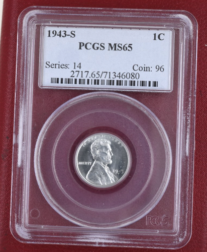 1943-S Steel Wheat Cent PCGS MS65 Nice Luster | eBay