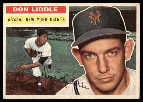 1956 Topps - Don Liddle #325 | eBay