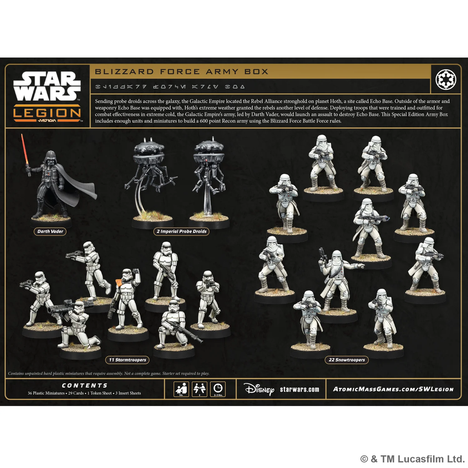 Star Wars: Legion – Blizzard Force Special Edition Army Box 4/3 ...
