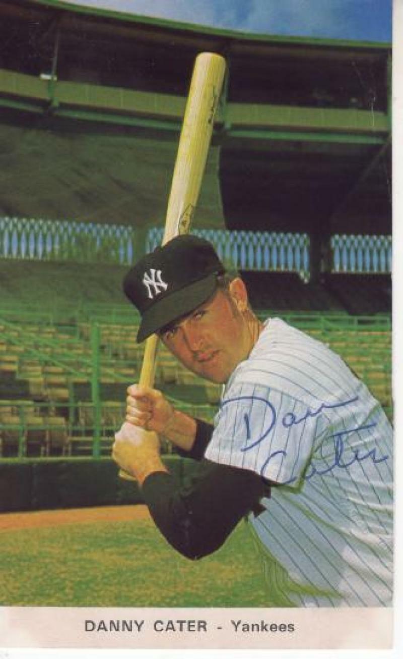 DANNY CATER NEW YORK YANKEES SIGNED AUTOGRAPHED 3X5 POSTCARD W/ COA | eBay