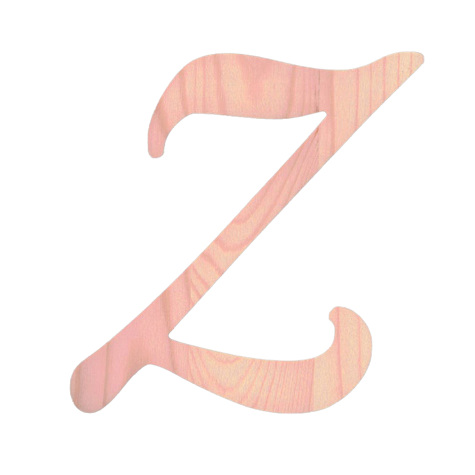 Unfinished Wooden Playball Italic Letter Z (6.25 Inches) | eBay