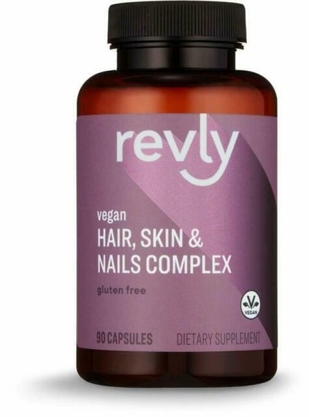 Revly Hair Skin and Nails Complex 90 Capsules 3 Month Vegan for sale ...