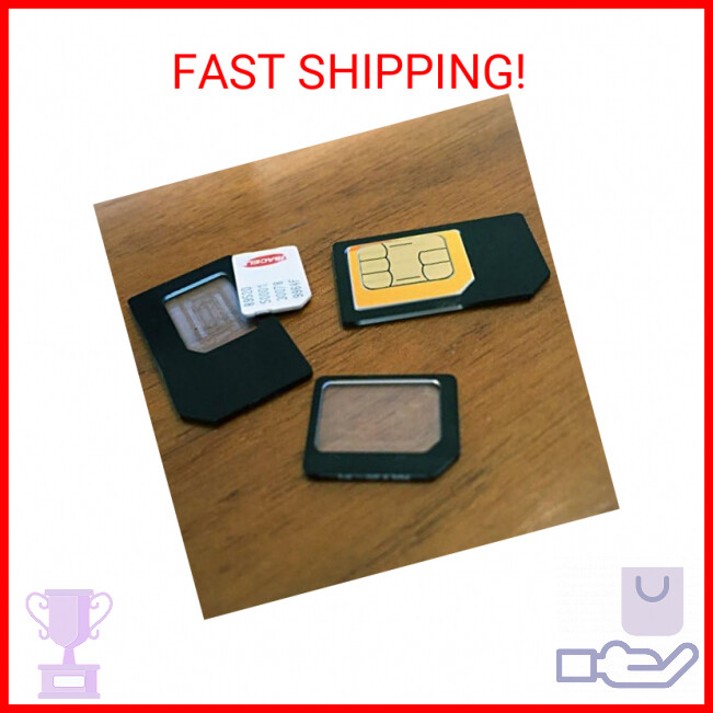 iSYFIX Sim Card Adapter Nano Micro - Standard 4 in 1 Converter Kit with ...