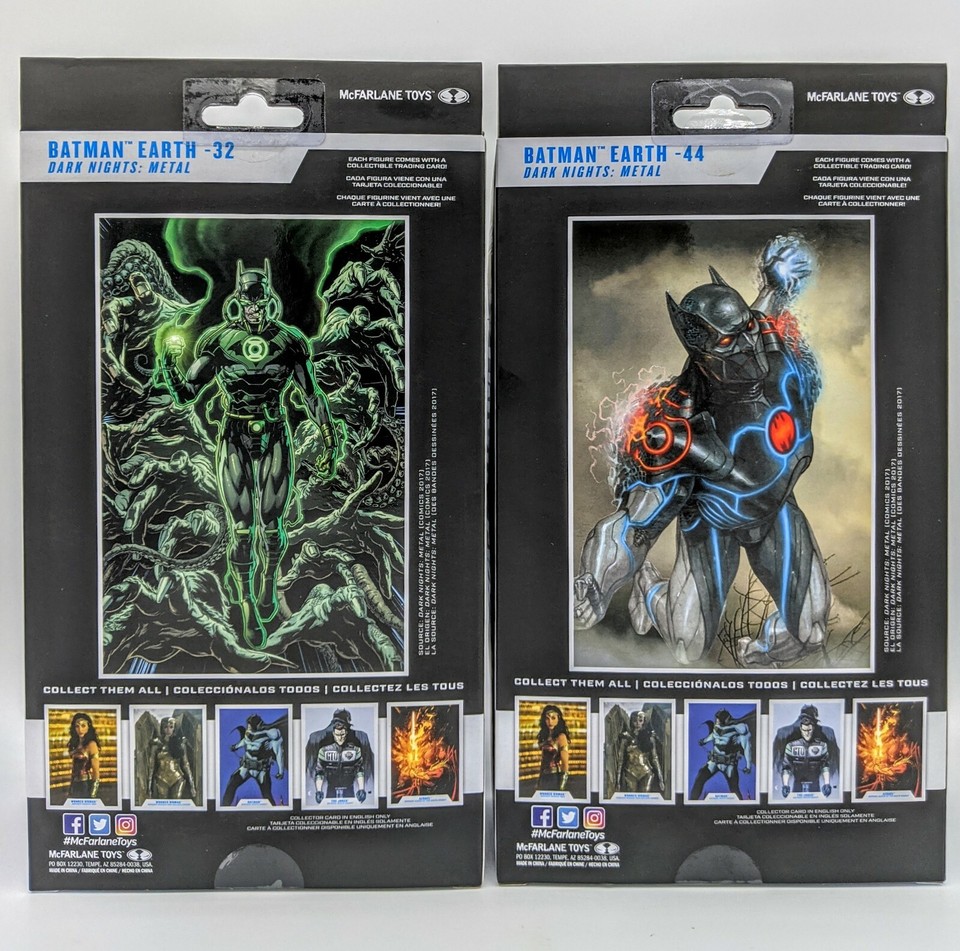 Lot Of 2 McFarlane DC Multiverse Batman Earth 44 & Batman Earth 32 Rare ...