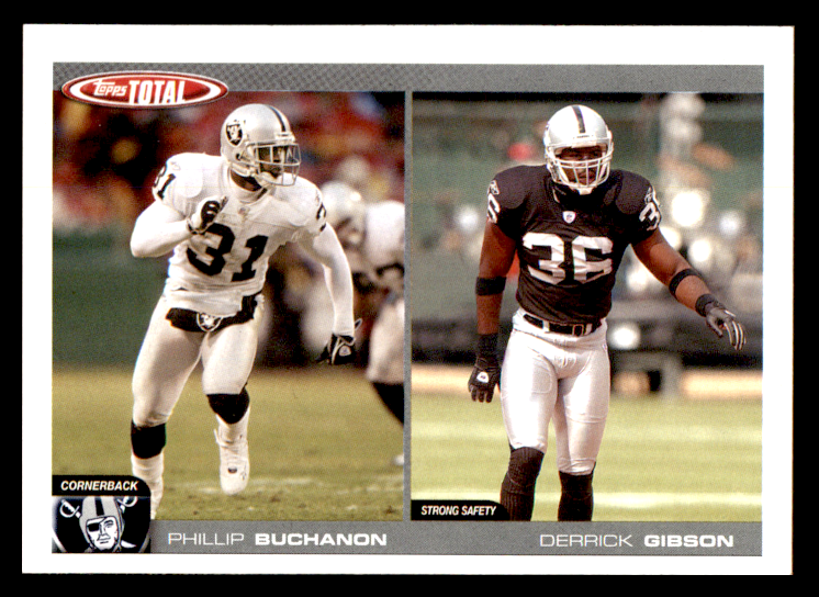 2004 Topps Total Phillip Buchanon / Derrick Gibson #266 Raiders | eBay