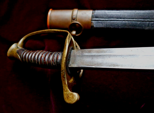 CIVIL WAR CONFEDERATE DUFILHO NEW ORLEANS LOUISIANA FOOT OFFICER SWORD ...