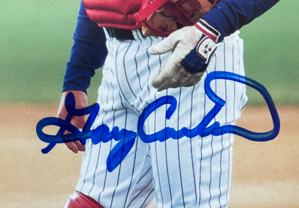 GARY CARTER Signed 3-1/2 x 5-1/2 Photo Card New York Mets | eBay