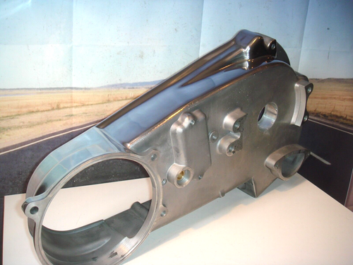 Harley FX FXE Polished Inner Primary Cover 9 Hole Reinforced V-Twin 43 ...