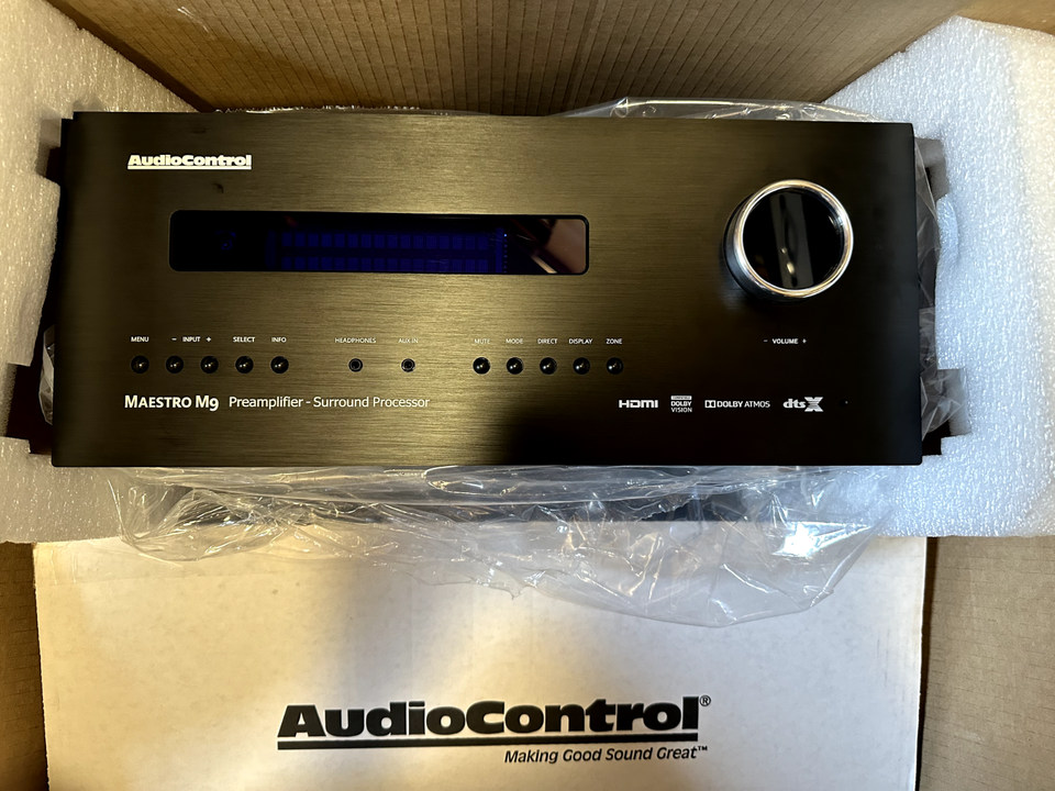 Audio Control Maestro M9 Premium 4k 7.1.4 Home Theater Processor. Free ...