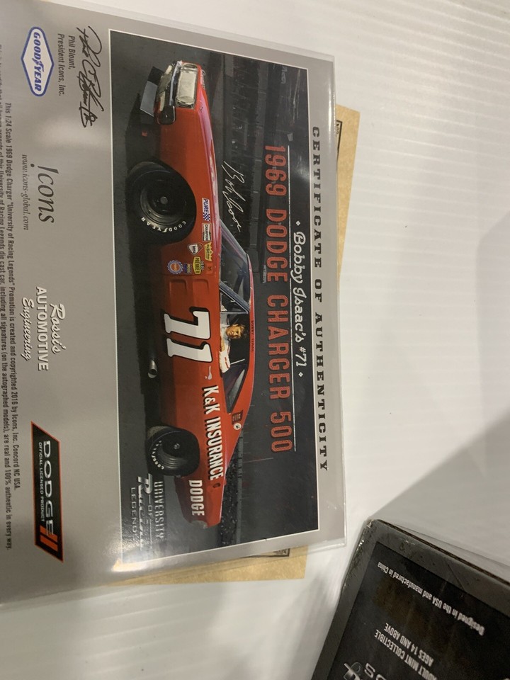 1969 #71 Bobby Isaac K&K Insurance Dodge Charger 500 University Racing ...