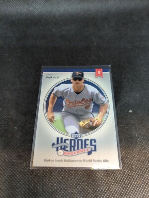 2002 Upper Deck Heroes Of Baseball Cal Ripken CR7 | eBay