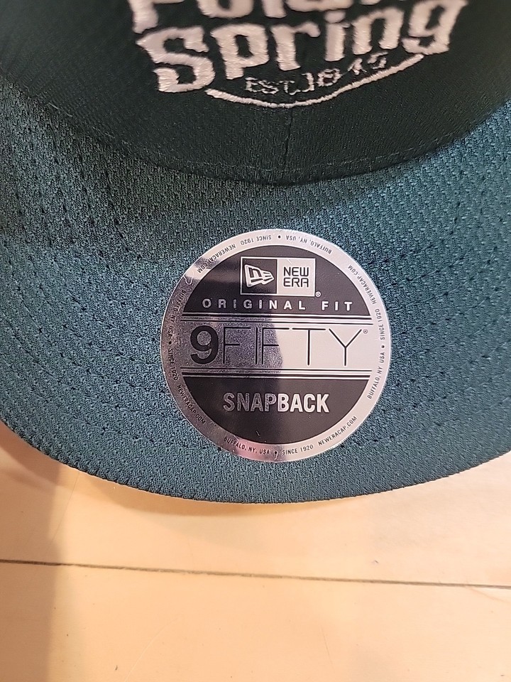 New Poland Spring New Era 9FIFTY Original Fit Snapback Cap Hat in Green ...