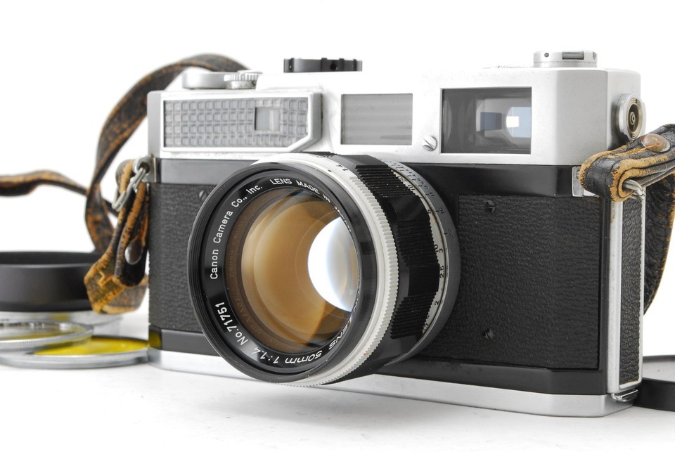 Read [NEAR MINT] Canon Model 7 Rangefinder Film Camera 50mm f1.4 Lens ...