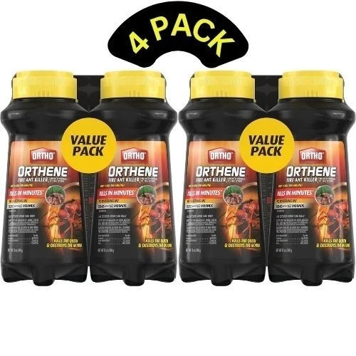 Ortho Orthene Fire Ant Killer 4 Pack – Fast Acting Ant Control Powder ...