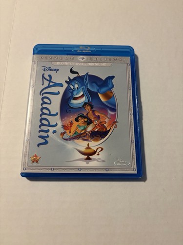 Disney Aladdin Diamond Edition Blu-ray, DVD, Digital HD G-Rated ...