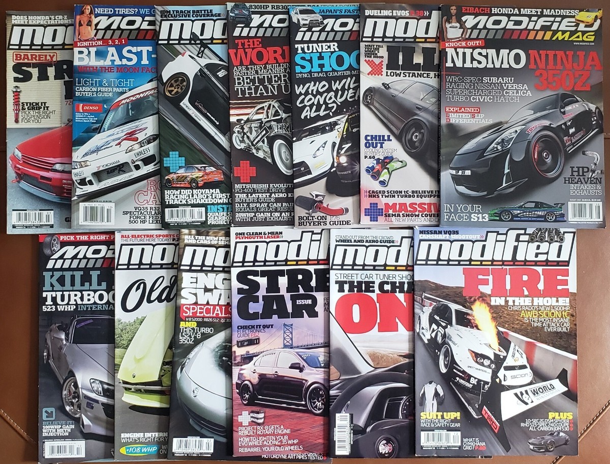 Modified Magazine Logo My Car Magazine Covers — BradBowling.com