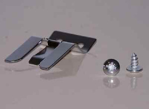 CB RADIO MICROPHONE HANGER CLIP w- SCREWS MIC BRACKET HAM HOLDER CRADLE ...