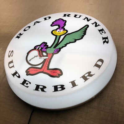 PLYMOUTH ROAD RUNNER SUPERBIRD illuminated wall sign led lightbox sign ...
