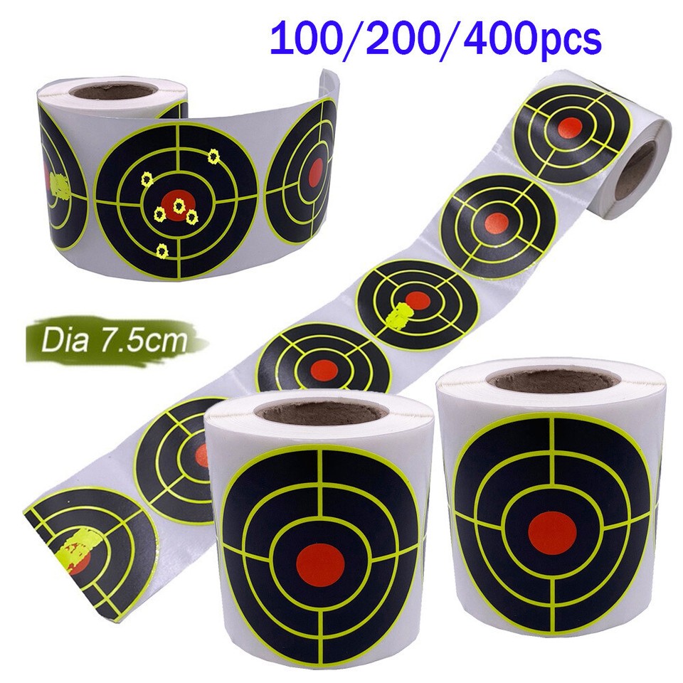 Splatter Target Stickers 3inch Self-Adhesive Reactive Targets Paper for ...