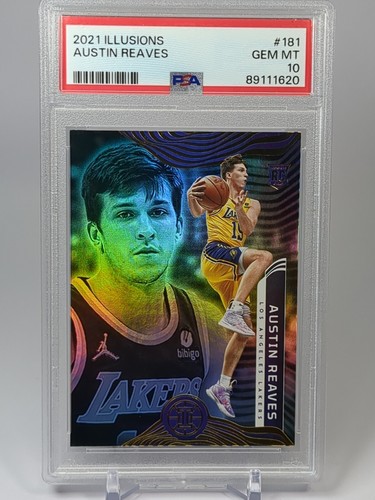 💍Exquisite💍Austin "Baby Swiss" Reaves ROOKIE Illusions PSA 10 GEM💎MINT💎 ...