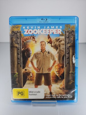 Zookeeper Blu-ray, 2011 Adam Sandler Cher Nick Nolte Sylvester Stallone ...