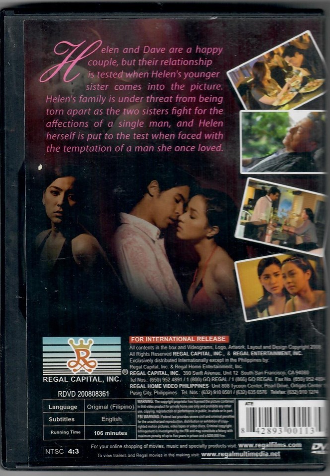 Tagalog Movie DVD "Ate" (2008) with English Subtitles | eBay