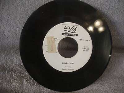 Danny Storm, Honest I Do / Sad But True, Ad Lib Records BG 0204, PROMO ...
