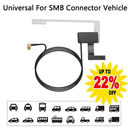 DAB Digital Car Radio Windscreen Glass Aerial Antenna Pioneer Broadcast ...