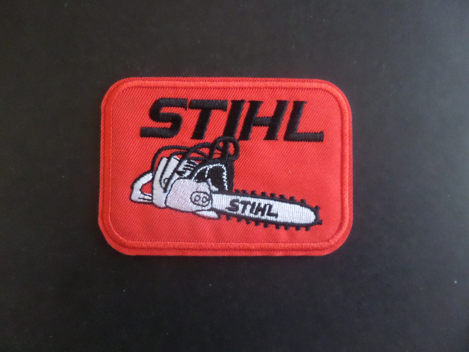 "STIHL CHAINSAWS" EMBRODIERED IRON ON PATCHES 4 X 2-3/4 | eBay