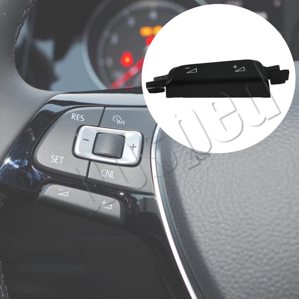 Black Car Steering Wheel Volume Switch Button For Volkswagen Golf MK7 ...