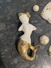 Vintage Mid Century Chalkware Fish And Mermaid | eBay