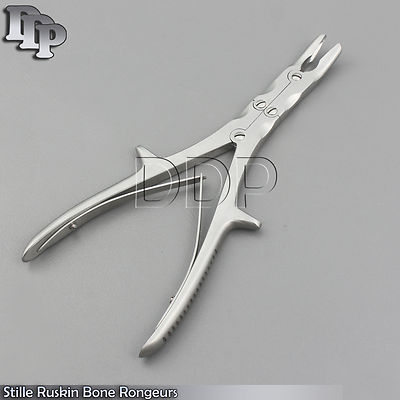 New Stille Ruskin Bone Rongeurs Double Action 24cm Surgical Orthopedic ...
