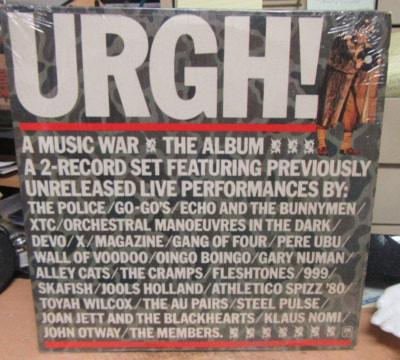 URGH A MUSIC WAR 2 RECORD SET 1981 A&M (SP-6019) AMAZING LINE-UP ...