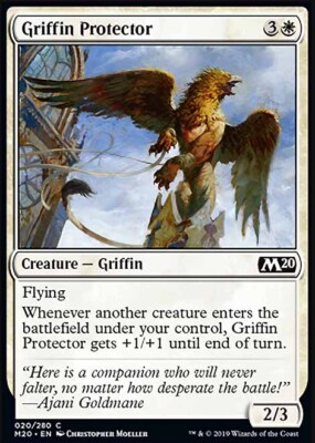 MTG Magic the Gathering Griffin Protector (20/357) Core Set 2020 LP | eBay