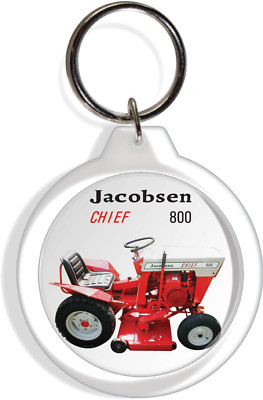 Jacobson Chief 800 Garden Farm Tractor Mower Yard Lawn Keychain Keyring ...