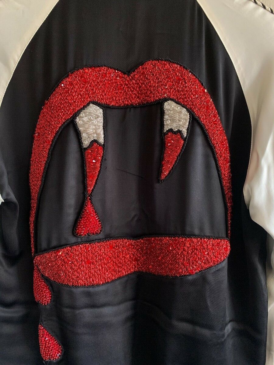Saint Laurent Blood Luster Jacket Paris Souvenir Bomber Hedi Saint Laurent Blood Luster Jacket Paris Souvenir Bomber Hedi