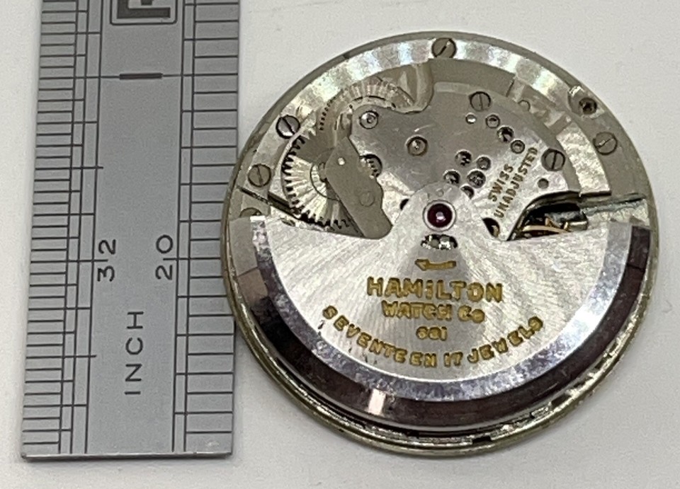 HAMILTON 661 AUTOMATIC MOVEMENT 17 Jewels Runs | eBay