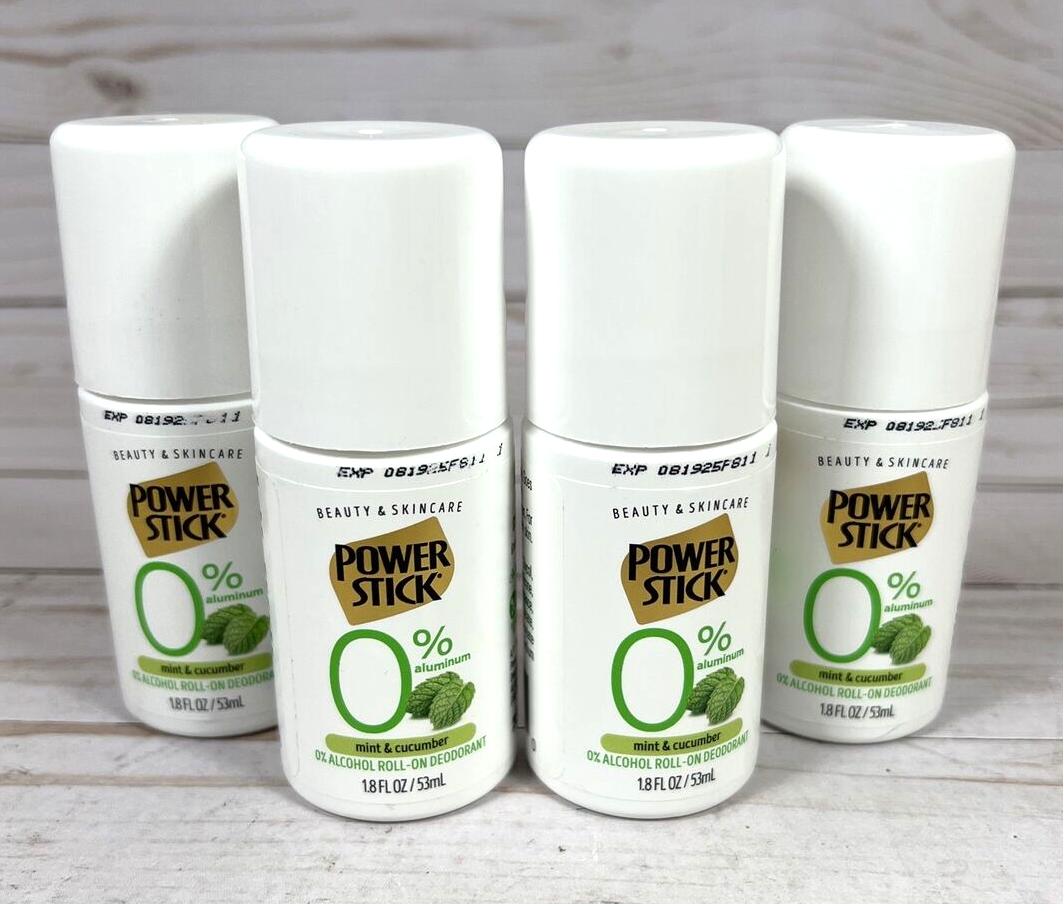 Power Stick CUCUMBER MINT Deodorant 0 Aluminum Vegan Odor Guard 1.8 oz ...