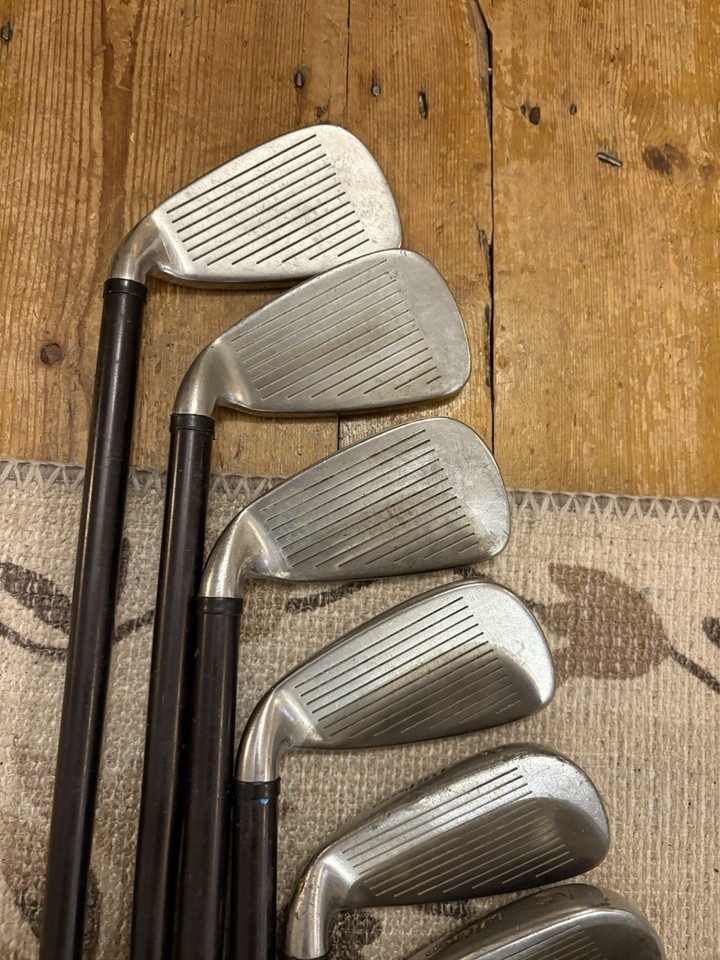Wilson Deep Red Fat Shaft Golf Club Set Irons 3 5 6 7 8 9 PW SW | eBay