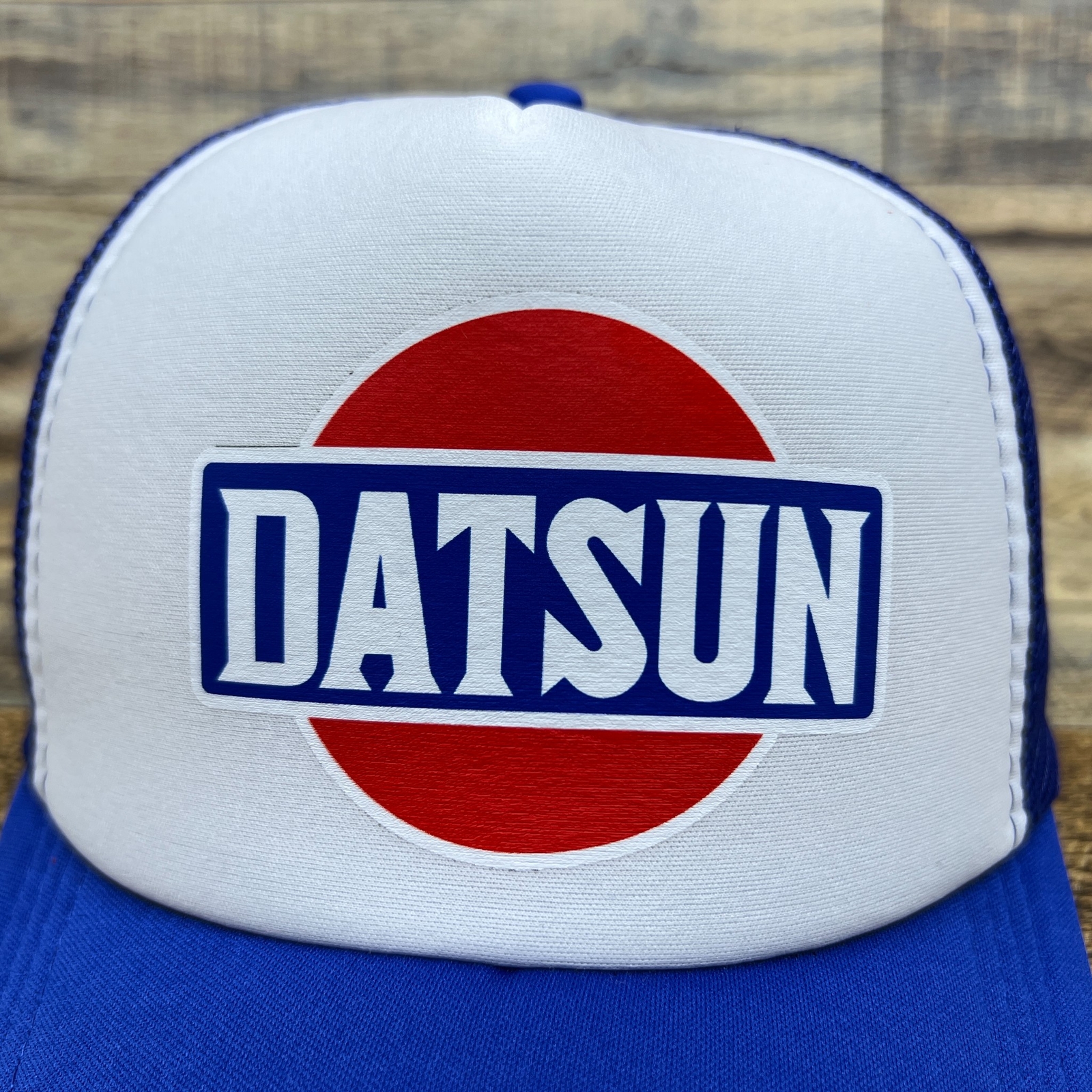 Datsun Mens Trucker Hat Blue Snapback Car Vintage Logo Retro Baseball ...